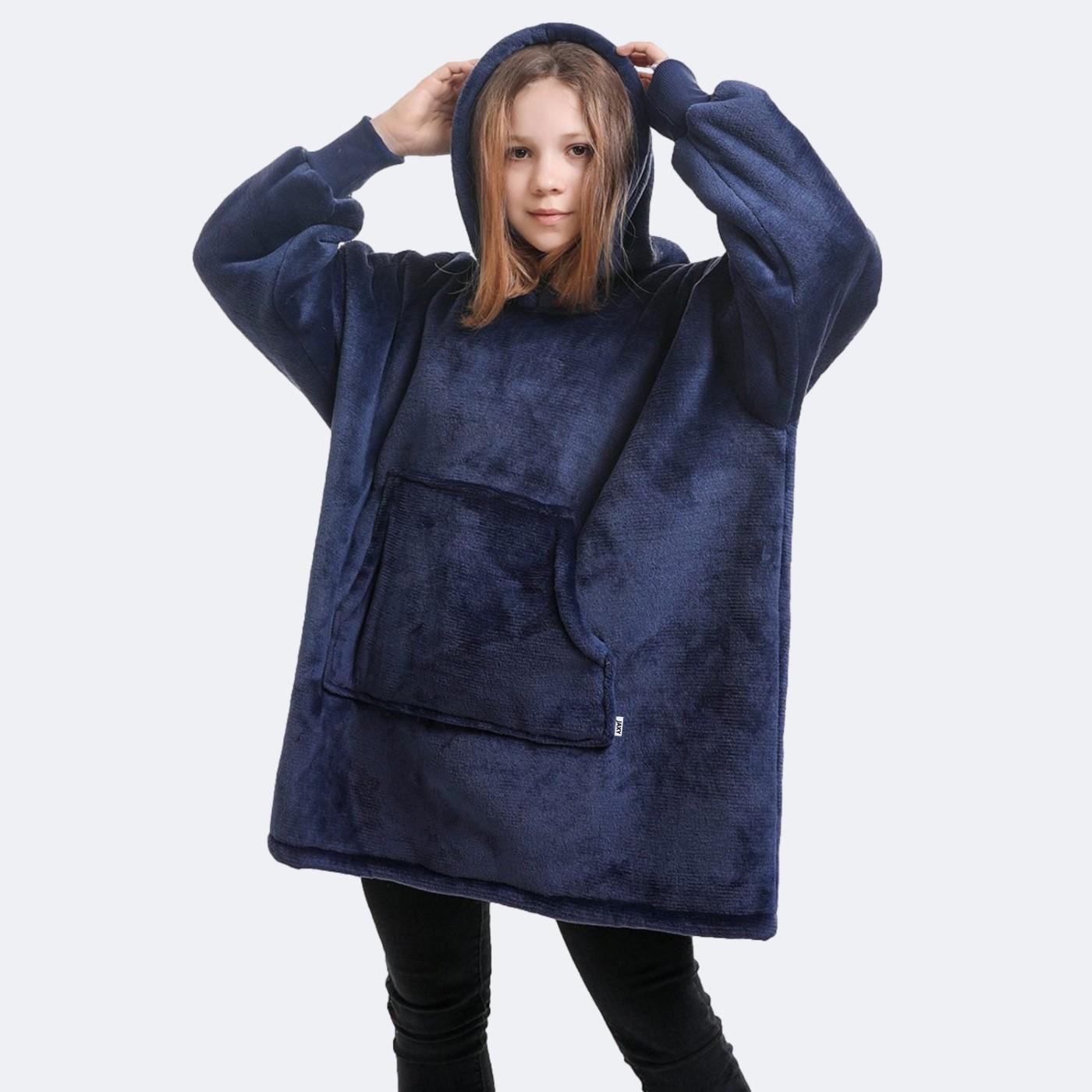 JAXY TV Deken Kids - Marine Blauw - Jaxy