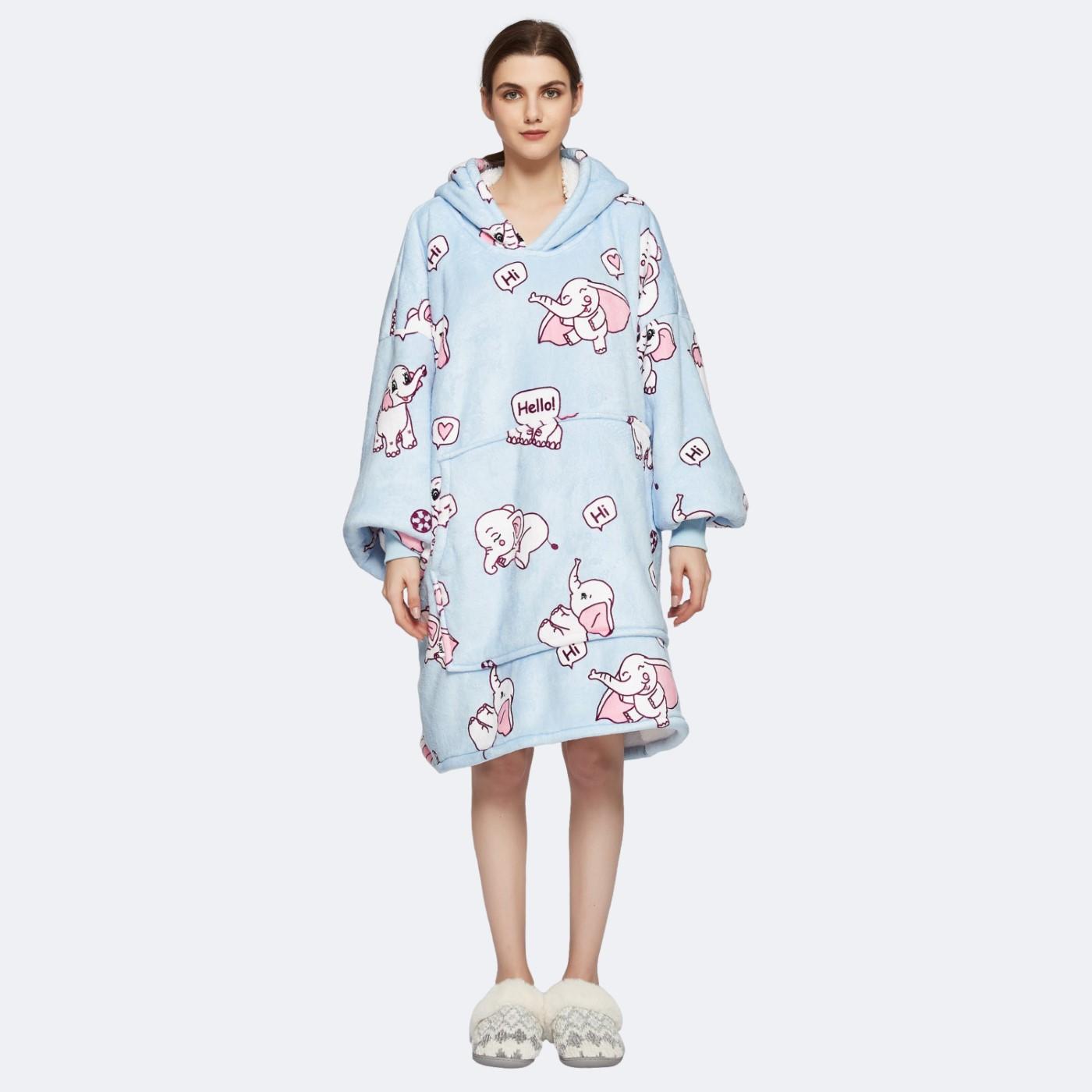 JAXY TV Deken - Olifanten - Jaxy